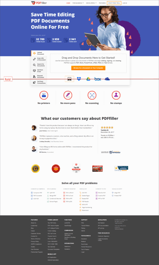6 Good Homepage Design Examples for Conversions - SiteTuners